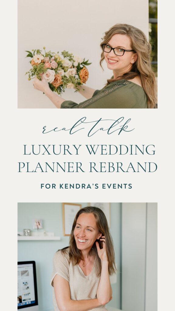 Luxury Wedding Planner Rebrand for Kendra's Events - The Creative Accent