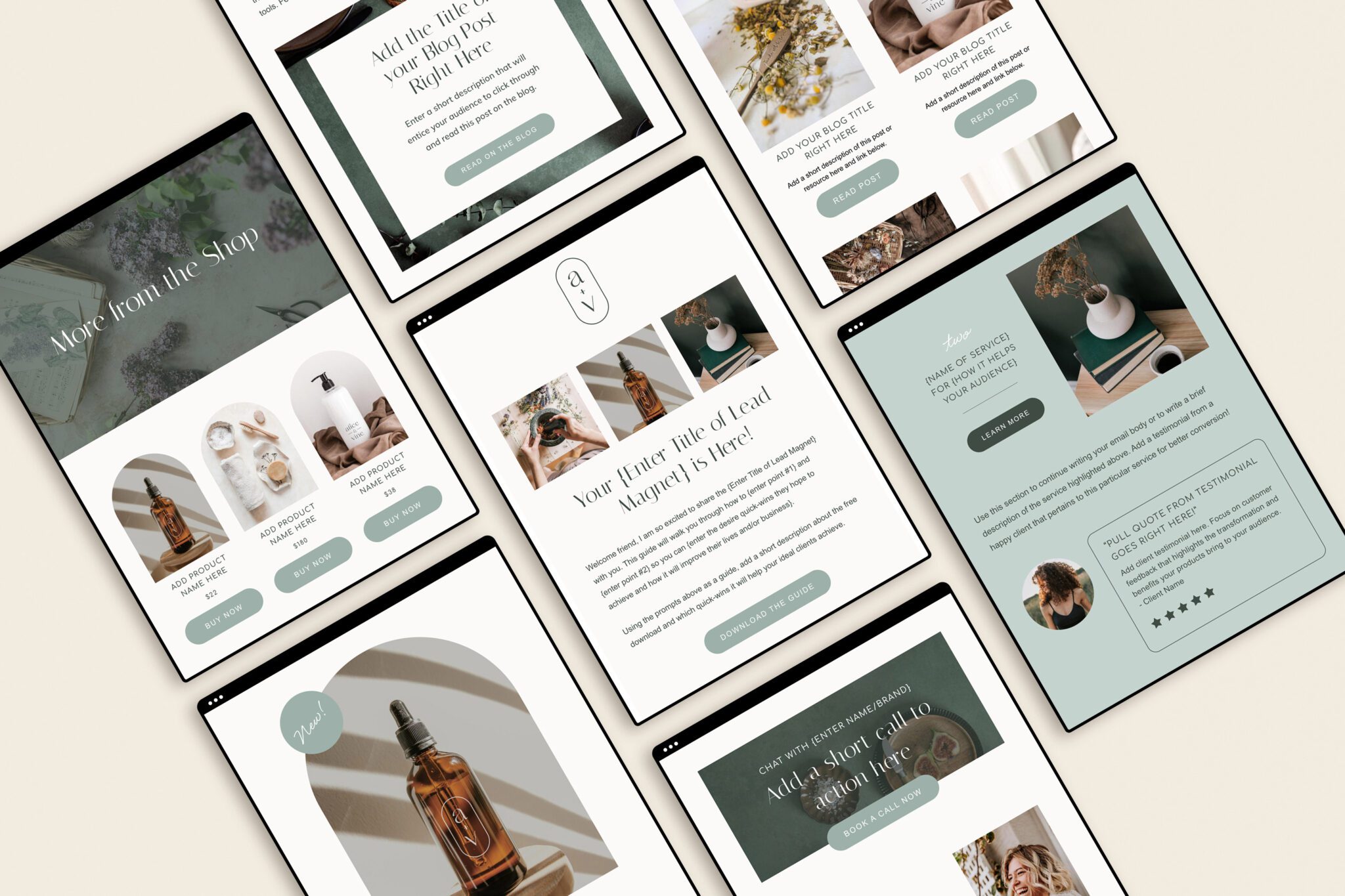 How to edit Flodesk email templates for email marketing made simple ...