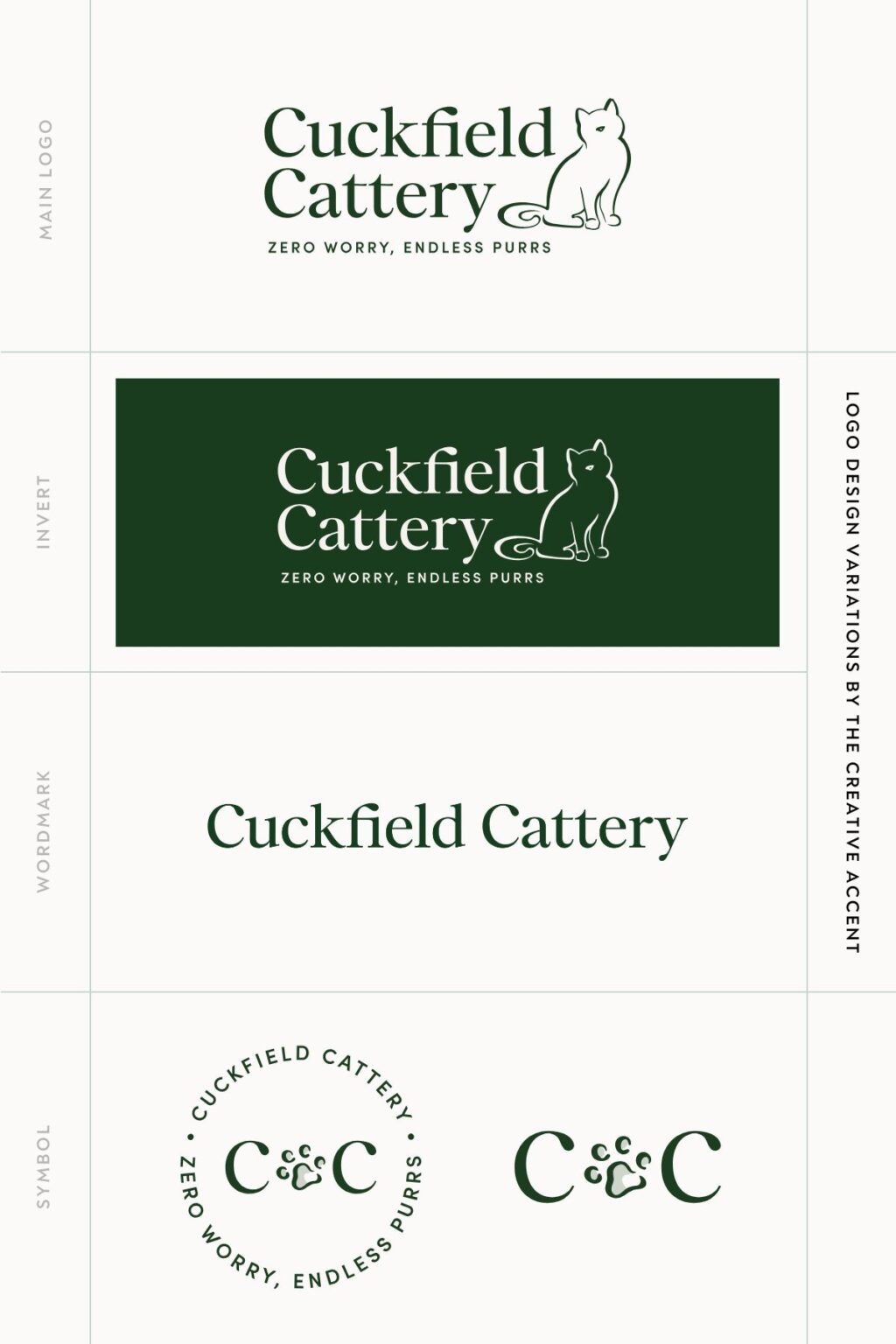 Case Study: Cattery Logo Design for Cuckfield Cattery in West Sussex ...
